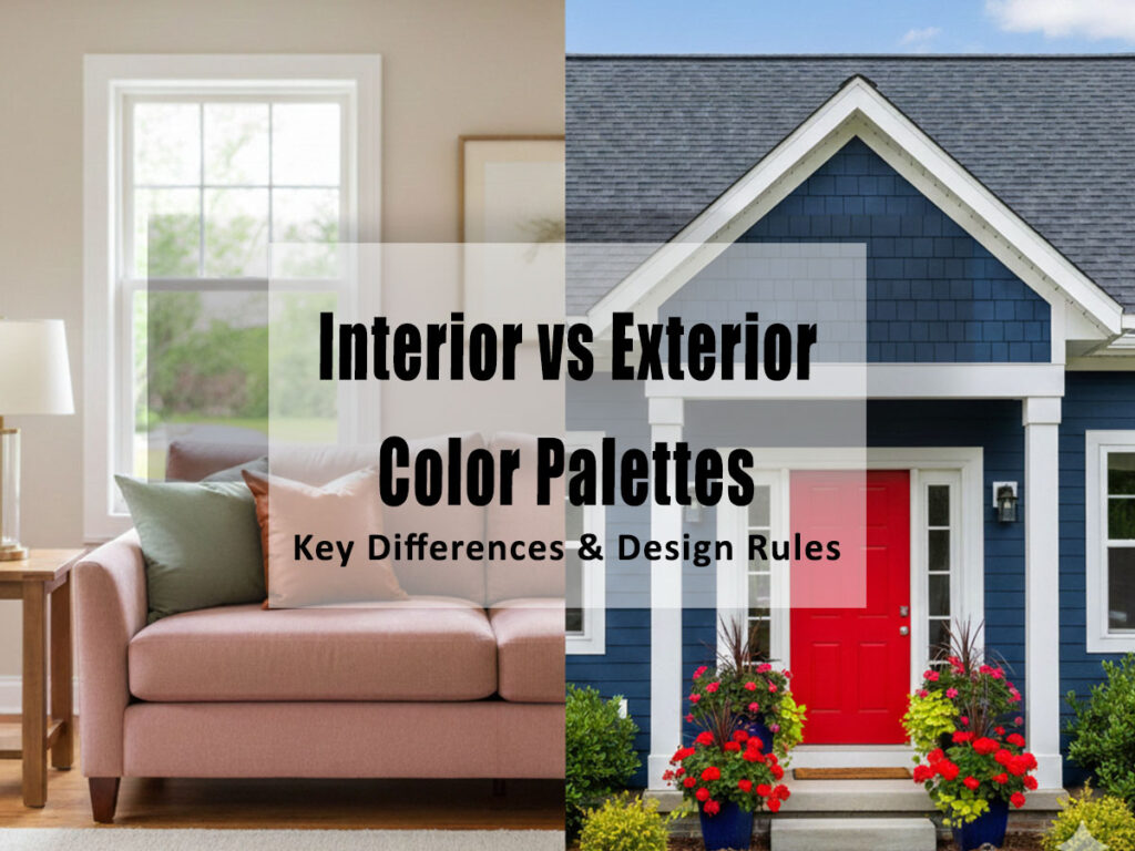 Interior vs Exterior Color Palettes: Key Differences & Design Rules ...