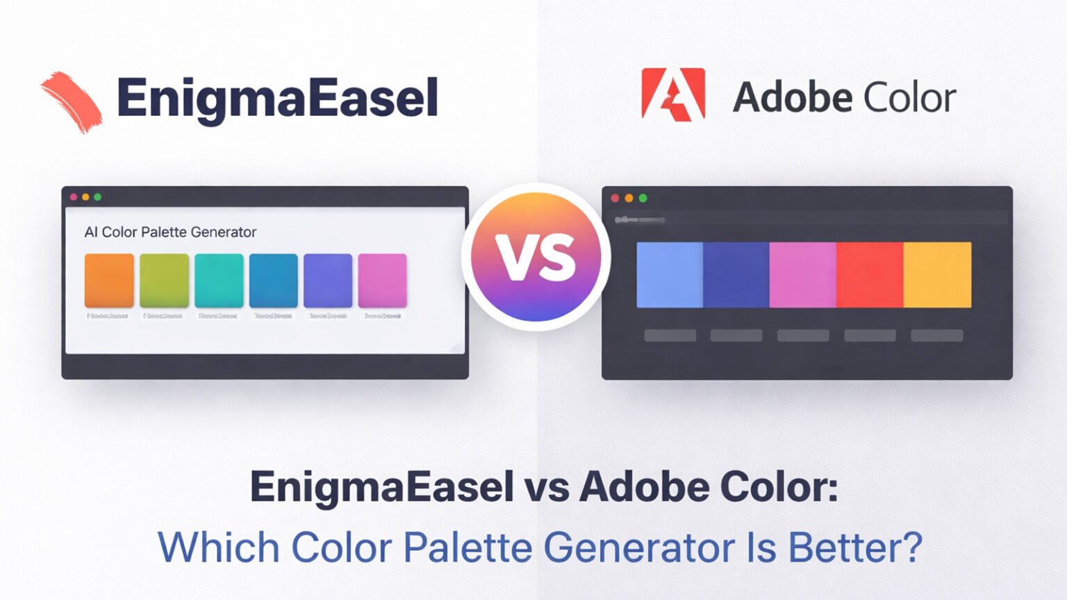 EnigmaEasel vs Adobe Color Palette Generator — Which Color Tool Is ...